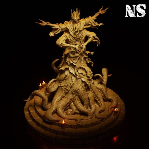 🤴 Hastur - The King in Yellow・ 3D File for 3D printing・Cults