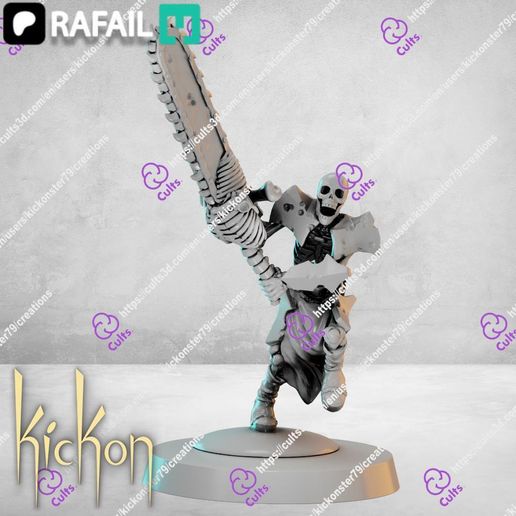 🩸 Blood Bowl Bryce 'The Slice' Cambuel・ 3D File for 3D printing・Cults