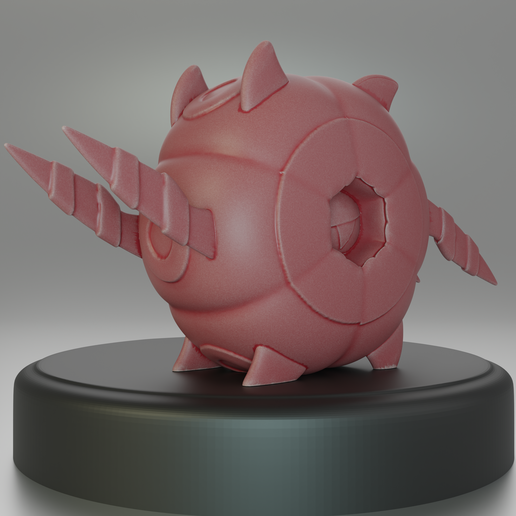 🐉 544- Whirlipede Pokemon Figure・ STL File for 3D printing・Cults