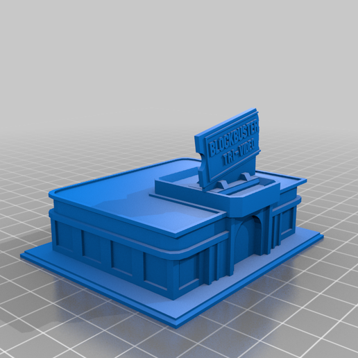 🎲 Blockbuster Tri-Video・Free 3D File for ・Cults