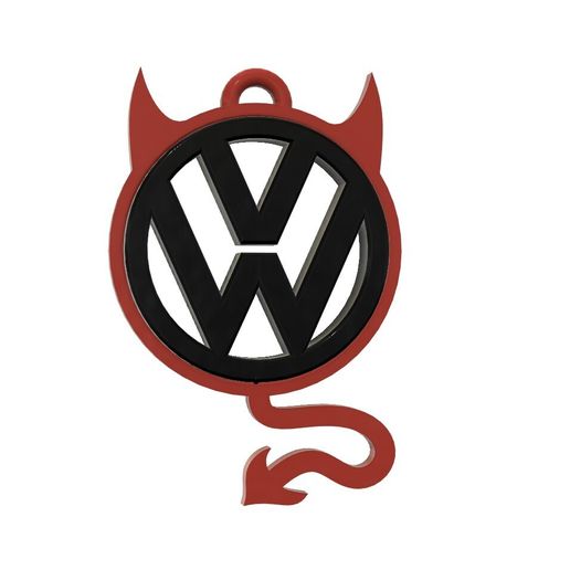 Archivo STL VW Devil diseño de dos piezas encajables 😈 ・Modelo de impresión 3D para descargar・Cults