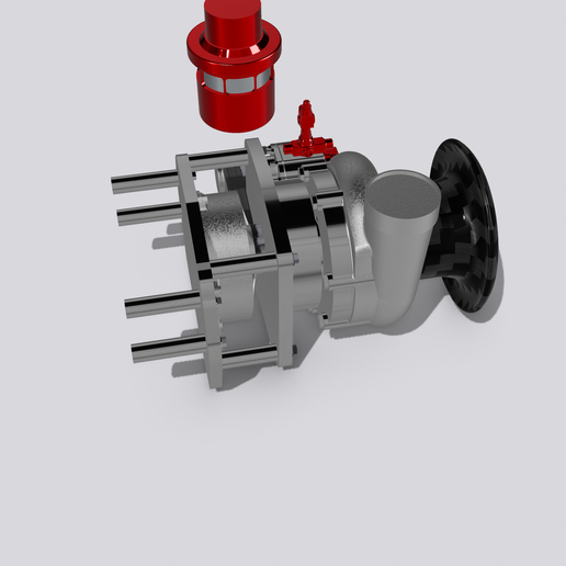 🏎️ Procharger Supercharger set Pro Charger Blower・ STL File for ・Cults