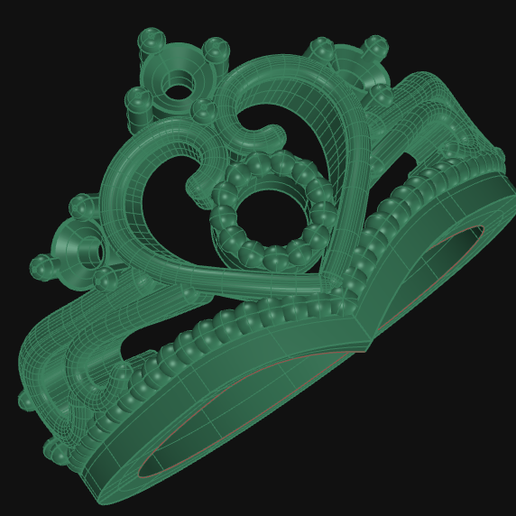 STL file Royal Elegance: 3D Crown Design 👑 ・Model to download and 3D ...