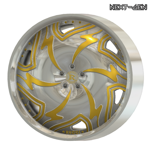 Fichier STL Next-Gen - Rucci Forged Rim "Dinero" - Real Rims For Scale ...