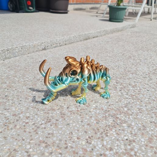 3D printer Flexi Factory Skeleton Mammoth • made with P1S・Cults