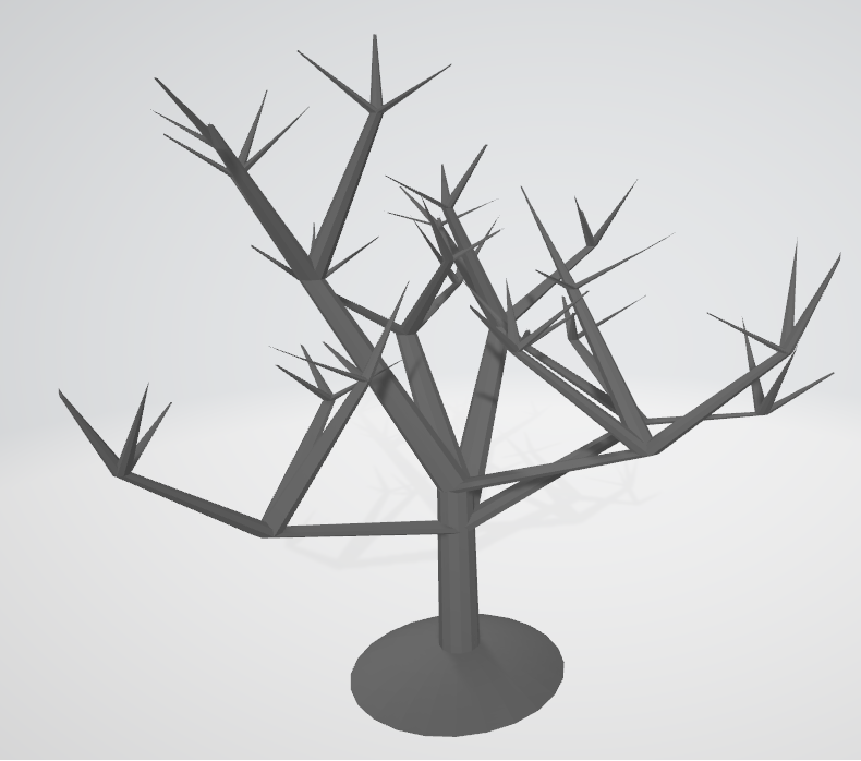 STL file tree for architectural project・Design to download and 3D print ...