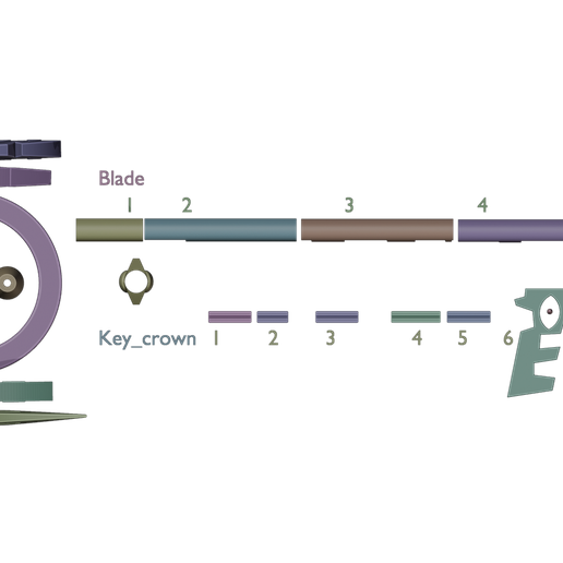 🔑 KEY KeeKee LUCIFER keyblade COSPLAY・ 3D File for 3D printing・Cults