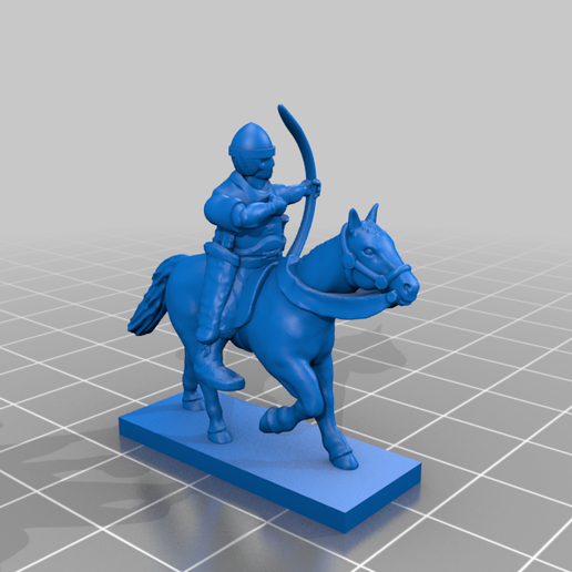 🏹 Late Middle Ages - Generic Light Cavalry・Free 3D File for ・Cults