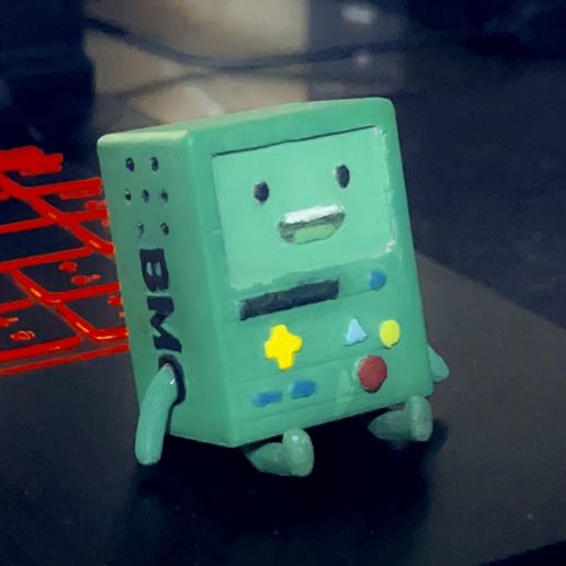 STL file BMO Keychain 🗝️ ・Template to download and 3D print・Cults