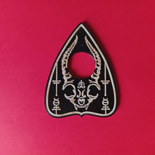 🎃 Ouija set Pt1 / ouija planchette・ STL File for 3D printing・Cults