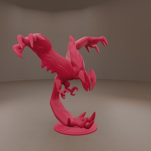 🐉 Pokemon No. 717 Yveltal・ STL File for 3D printing・Cults