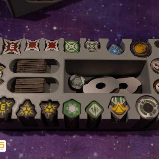 ⭐ Star Wars Legion Token Caddy・ STL File for 3D printing・Cults