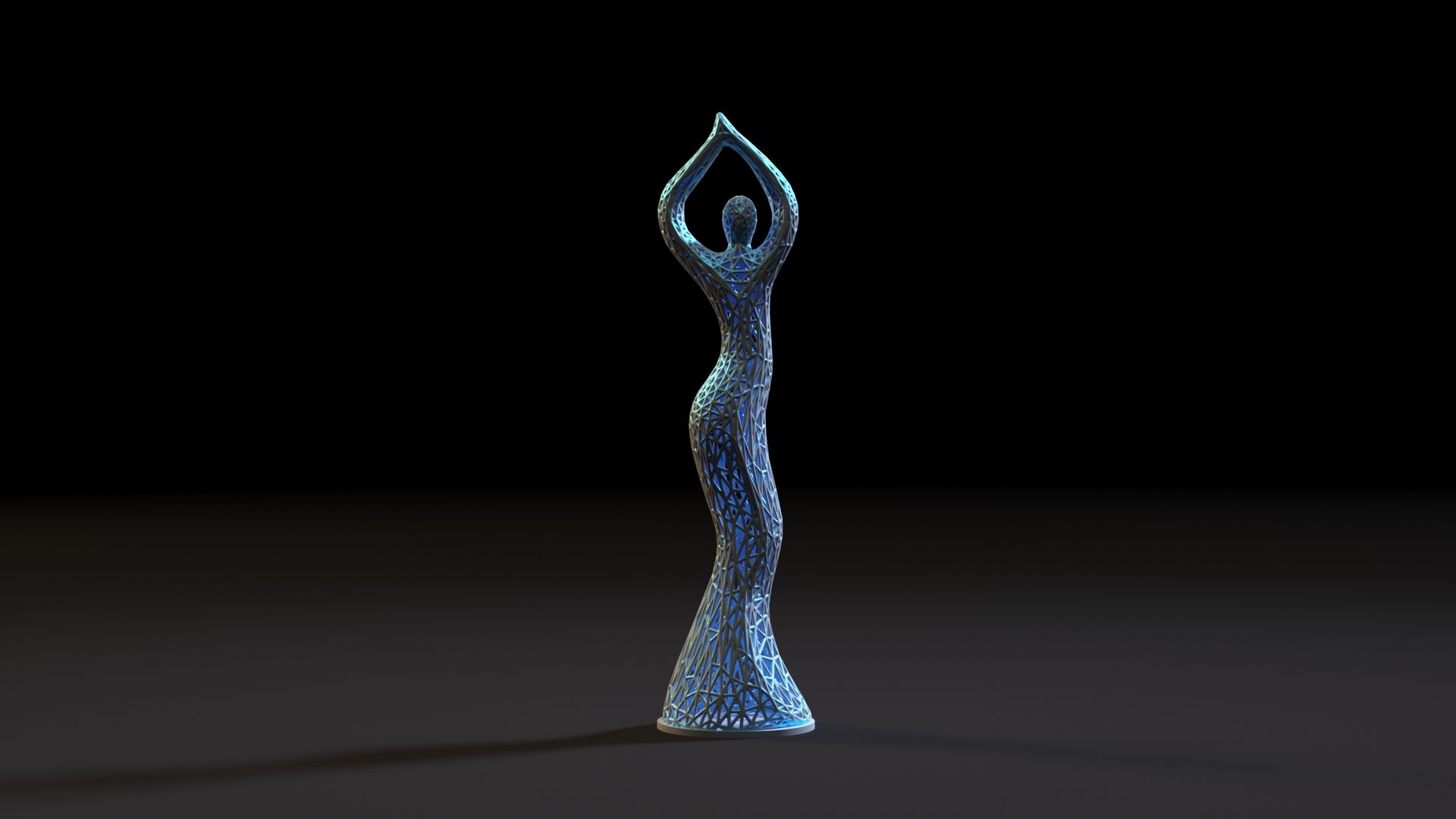 Archivo 3D Estatuilla de una mujer que baila・Diseño de impresora 3D para descargar・Cults