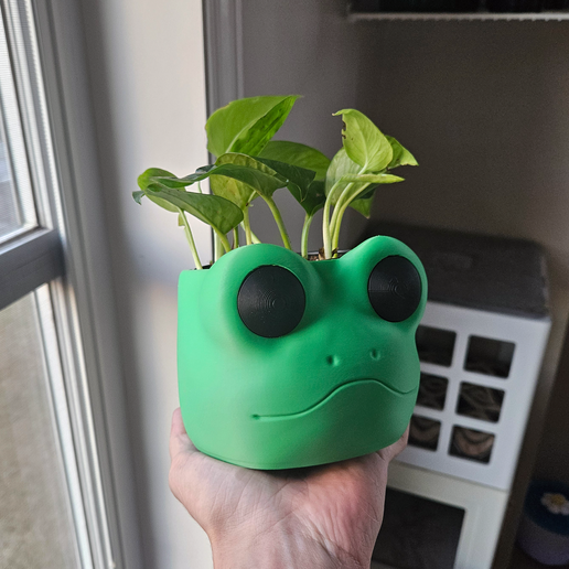 3MF file Froggy Planter 🪴 ・3D print model to download・Cults