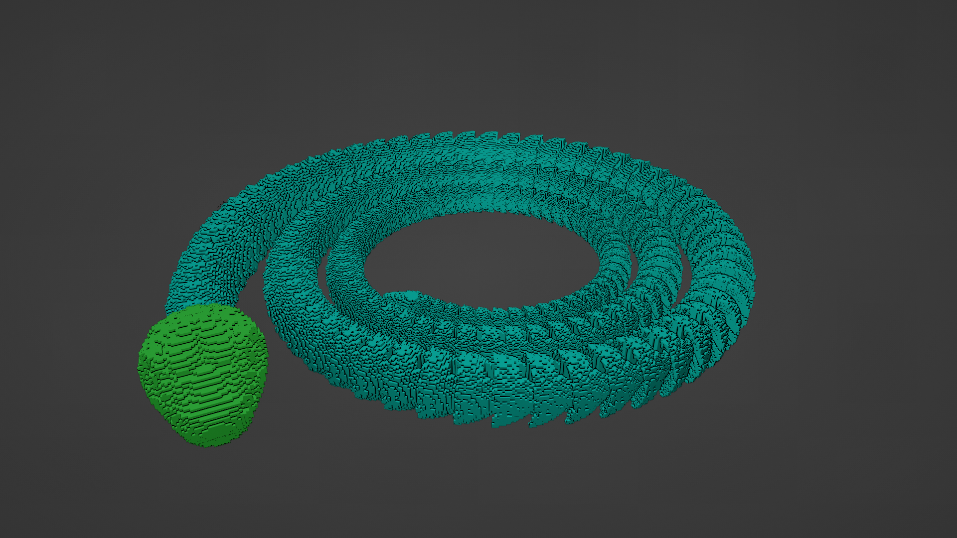 Download STL file Articulated pixel snake • 3D printing design ・ Cults