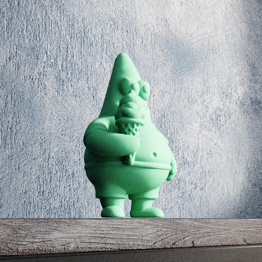 ⭐ Chibi Patrick Star・Free STL File for 3D printing・Cults