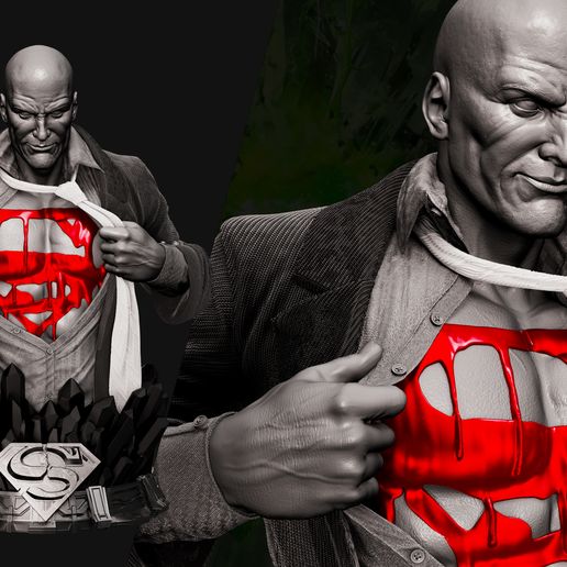 Archivo 3D B3DSERK Septiembre plazo 2022: Lex Luthor Busto 1/4 listo ...