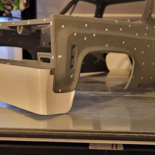 🚁 RC4WD Blazer Smooth extended front Bumper・ STL File for 3D printing・Cults