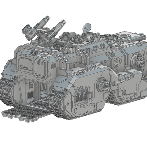 🦣 Siegebreaker Assault Carrier・ STL File for 3D printing・Cults