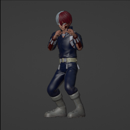 Free STL file Shoto Todoroki 🎮 ・3D print model to download・Cults