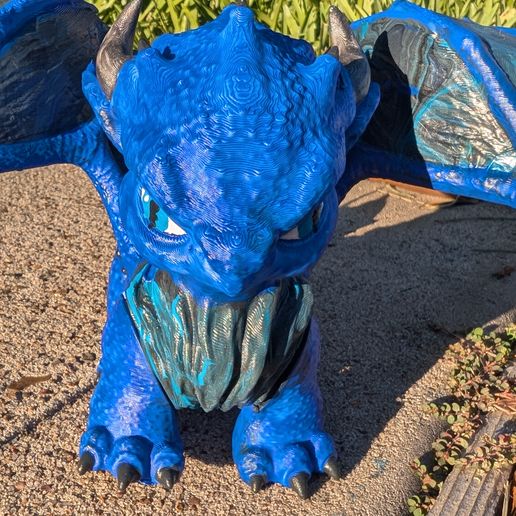 3D printed baby dragon • made with Creality K1・Cults