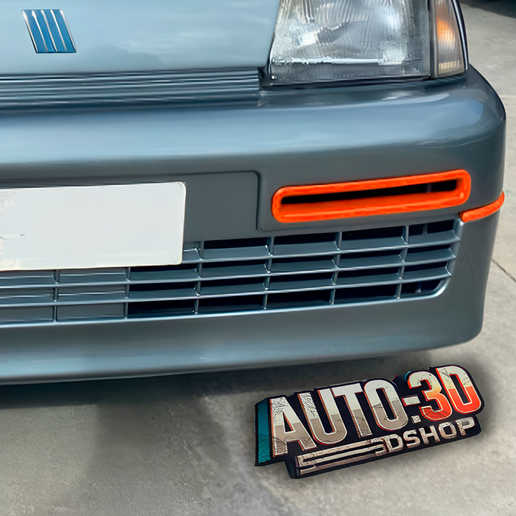 🧢 FRONT DUCT BUMPER FOR FIAT CINQUECENTO・ STL File for 3D printing・Cults