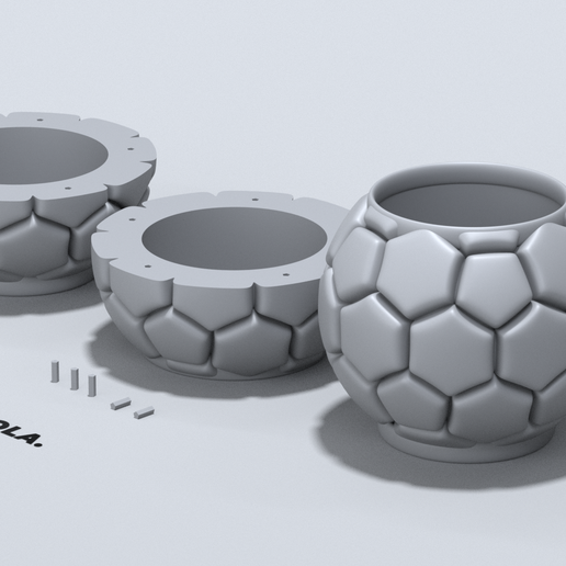 🖊️ Pen Holder - Soccer Ball - Pencil Organizer・ STL File for 3D ...