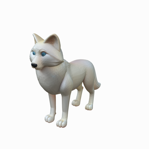 STL file arctic wolf 🐺 ・3D print design to download・Cults