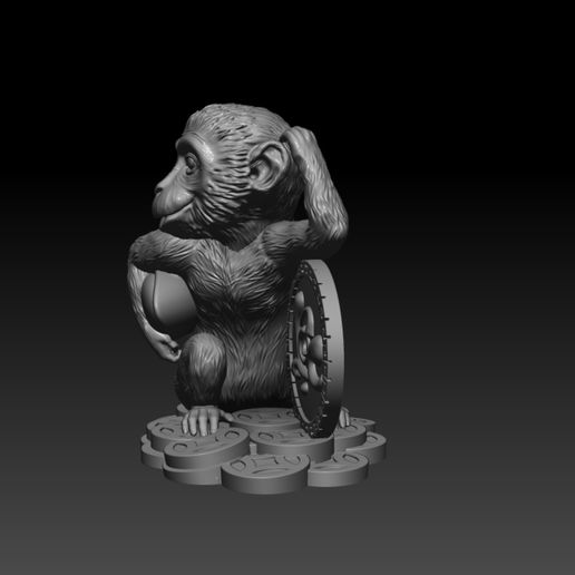 STL file Zodiac Monke 3D print model 🐕 ・Design to download and 3D print ...