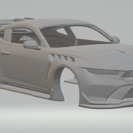 🚙 ford mustang gtd・ 3D File for 3D printing・Cults