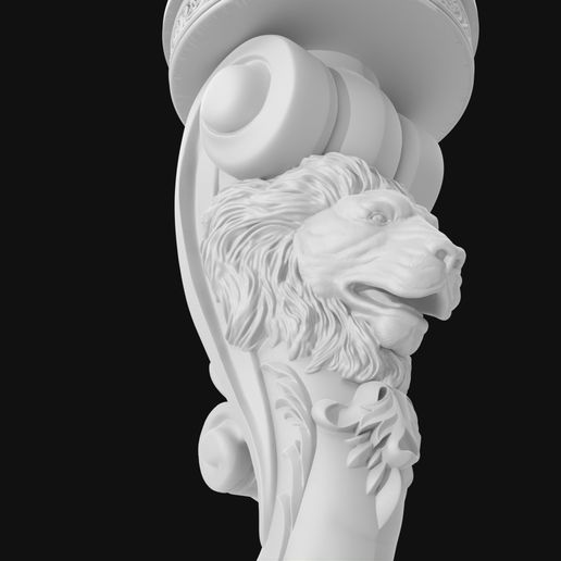🦁 Lion Leg・ STL File for 3D printing・Cults