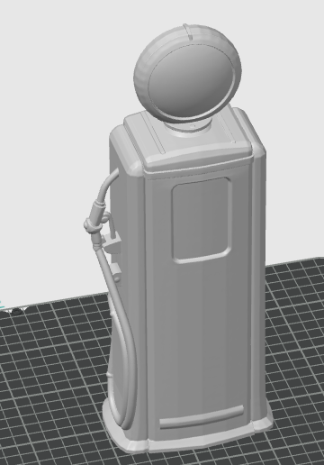 👴 old gas pump・ STL File for 3D printing・Cults