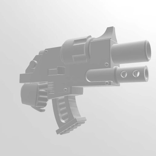 ⚔ Combi grenade launcher - phobos pattern・Free STL File for ・Cults