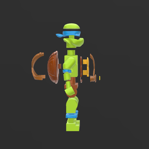 🥷 Teenage Mutant Ninja Turtles Mini Figures・ STL File for ・Cults