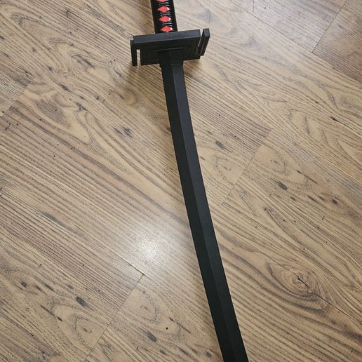 🗡️ Bleach - Ichigo Kurosaki's Tensa Zangetsu 3d model (no supports!)・3D ...