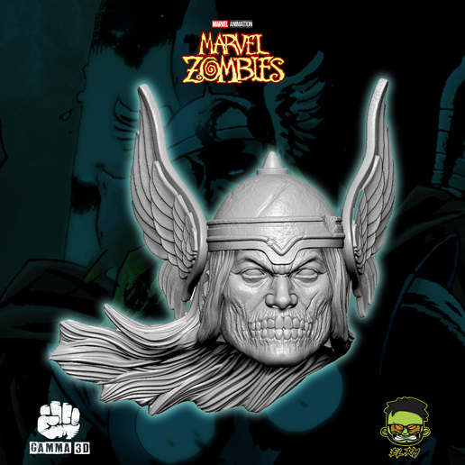 🧟 THOR ZOMBIE (MARVEL ZOMBIES)・ OBJ File for 3D printing・Cults
