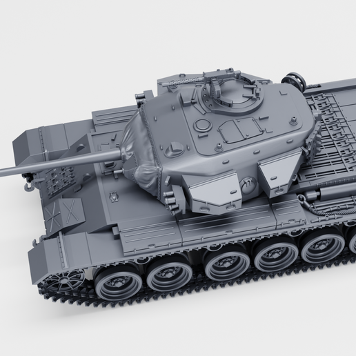 🪖 Centurion tank Mk.V (UK, post-WW2)・ 3D File for 3D printing・Cults