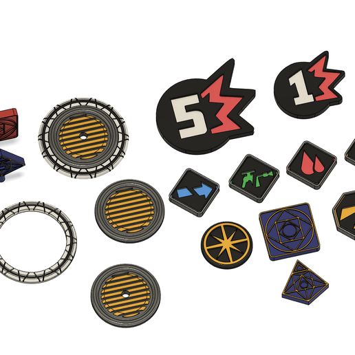 ⭐ Star Wars Shatterpoint Tokens/Markers 3D Print・ STL File for 3D ...