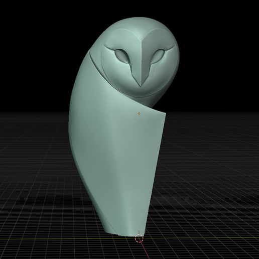 🦉 Commercial License Owl Sculpture Minimalistic Elegance・ STL File for ...