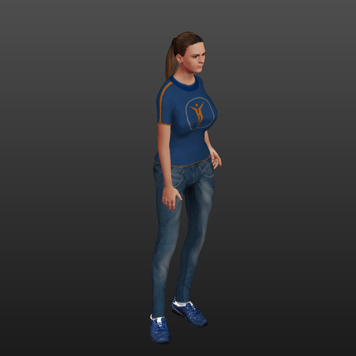 STL file Woman standing, PRINT-IN-PLACE 👩 ・3D printing model to ...