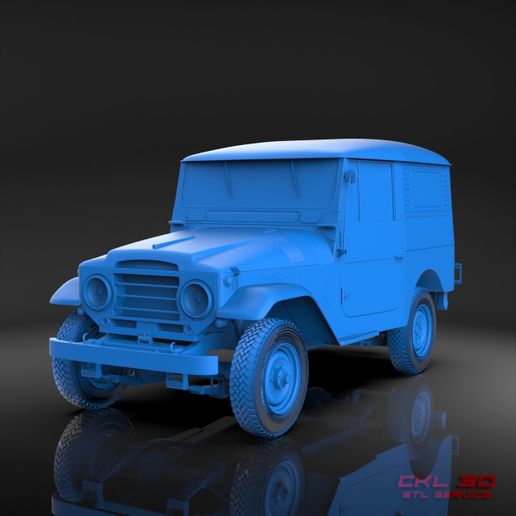 STL file Toyota Land Cruiser J20 HardTop 1955 STL PRINTABLE 🚗 ・3D ...