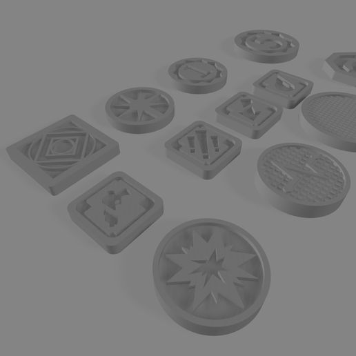 ⭐ Star Wars Shatterpoint Tokens・ 3D File for 3D printing・Cults