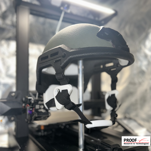 🪖 High-Cut Fast/Bump Helmet with Harness and Pad Kit・ STL File for 3D ...