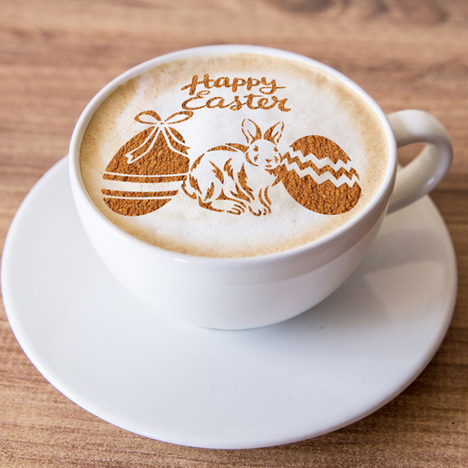 coffee stencil custom