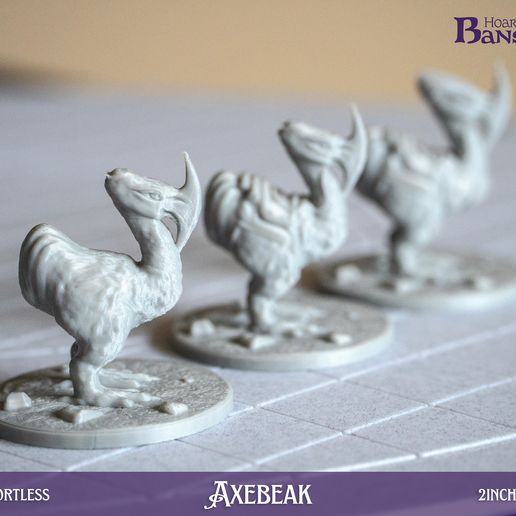 🎲 Axebeak Miniature・ STL File for 3D printing・Cults