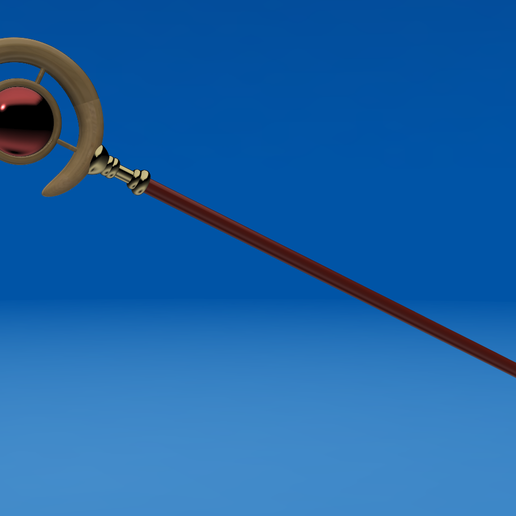 3D file Frieren's Staff 3D Prop Model - Frieren: Beyond Journey's End 🔚 ...
