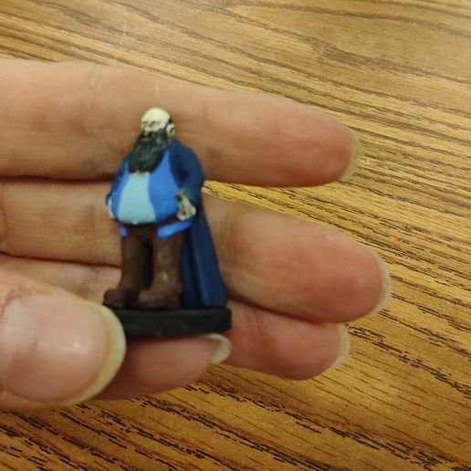 🎲 Dnd fat wizard・ STL File for 3D printing・Cults