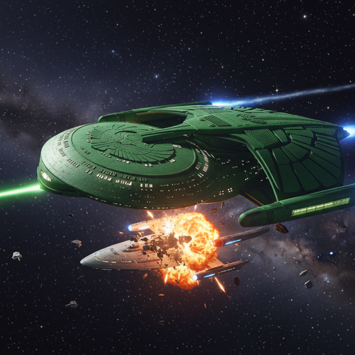 🖖 Romulan Galaxy Class・ STL File for 3D printing・Cults