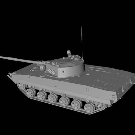 🪖 Soviet 685 Project amphibious tank 3D model material・ OBJ File for 3D ...