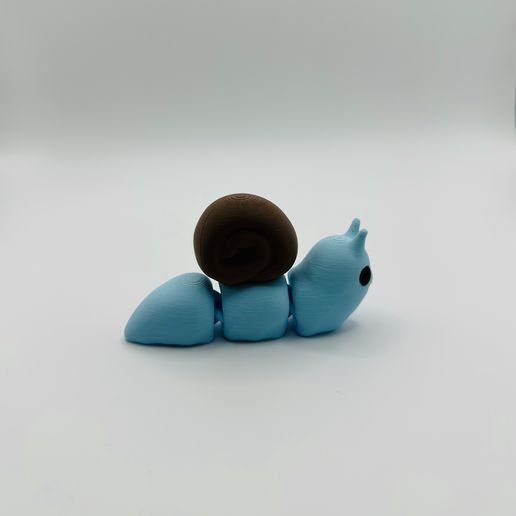🐌 Flexi Snail・Free STL File for 3D printing・Cults